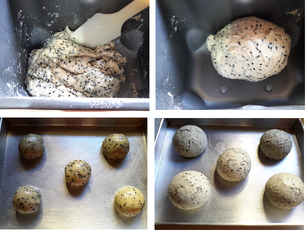 Aunty Young（安迪漾）: QQ 韩式麻磁面包(Chewy Korean Mochi bread)