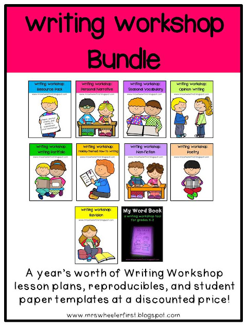 Mrs. Wheeler's First Grade Tidbits: Launching Writing Workshop