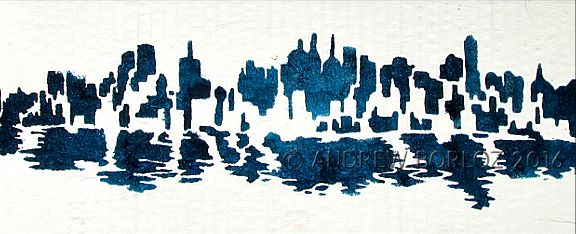 Andrew's Creativity: Mini-tutorial: Stenciling & Urban Sketching Techniques