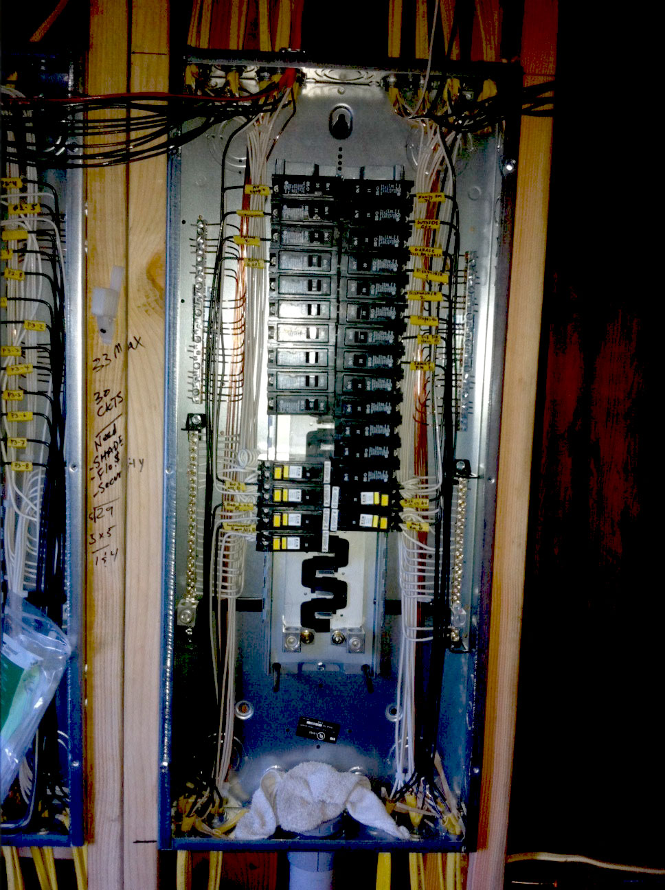 Electrician Journal: Landing Wires in a Panel