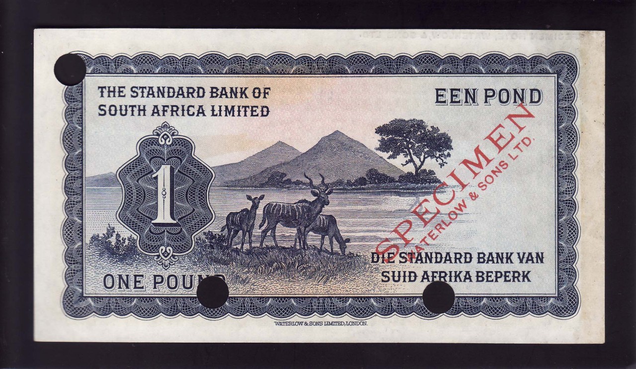 South West African Pound banknote.|World Banknotes & Coins Pictures ...