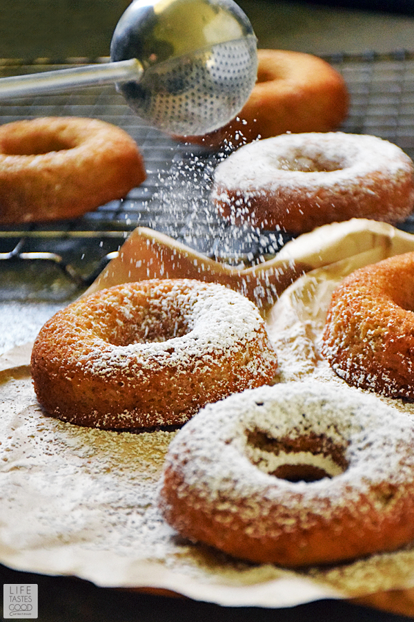 Baked Eggnog Donuts | Life Tastes Good
