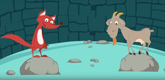 THE FOX AND THE GOAT - KIDS STORIES