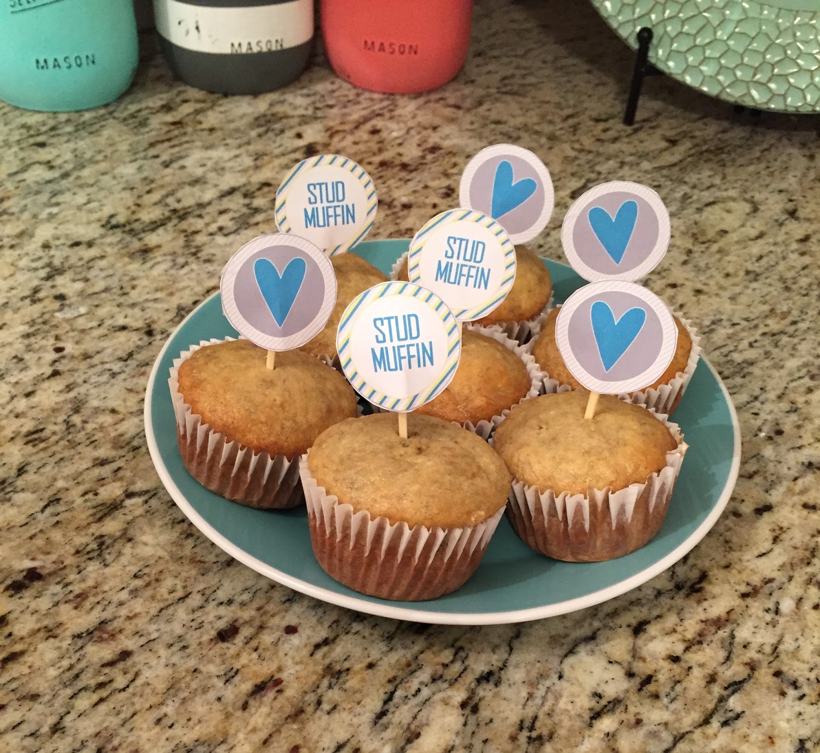My Slice of Life: Banana Bread Muffin Recipe & FREE PRINTABLE Muffin ...