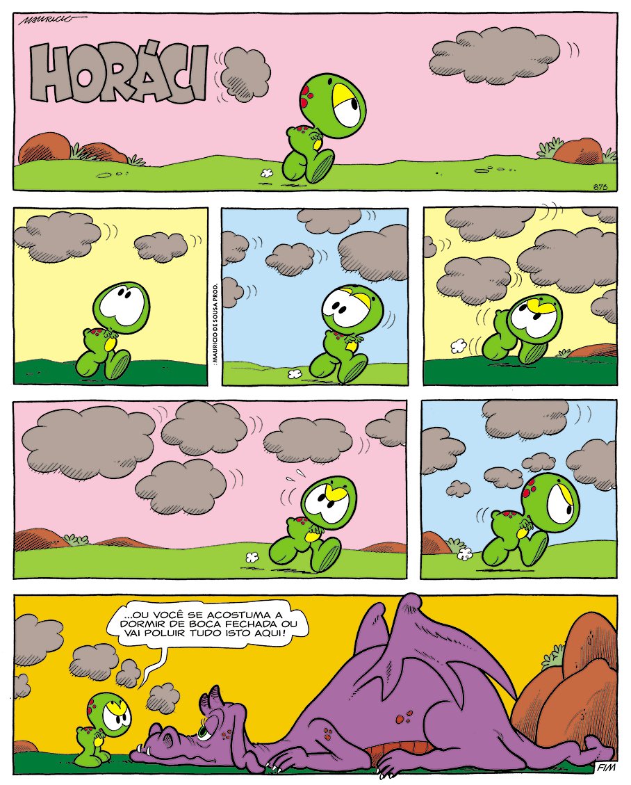 Blog do XANDRO: Tiras N°8479 : HORÁCIO - Mauricio de Sousa!