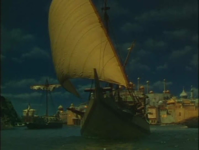 model ships in the cinema: Sinbad the Sailor 1947