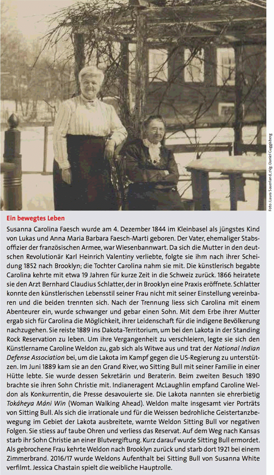 Christoph Roos: Caroline Weldon - Advokatin Sitting Bulls