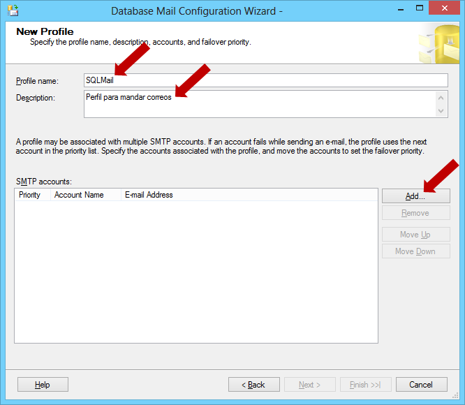 CONFIGURAR SQL SERVER DATABASE MAIL ~ SQL SERVER