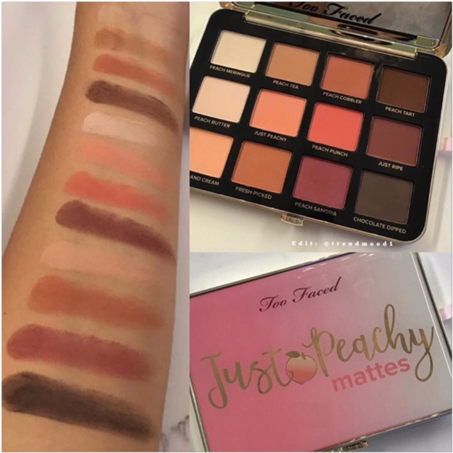 Too Faced Cosmetics Peaches And Cream Collection Review & Swatches | A ...