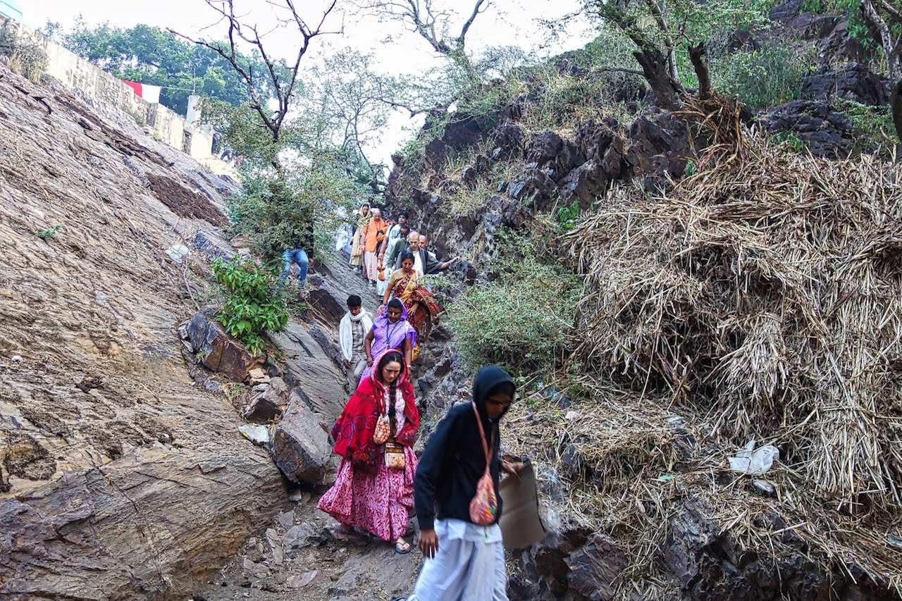 Parikrama to the Home of Srimati Radharani