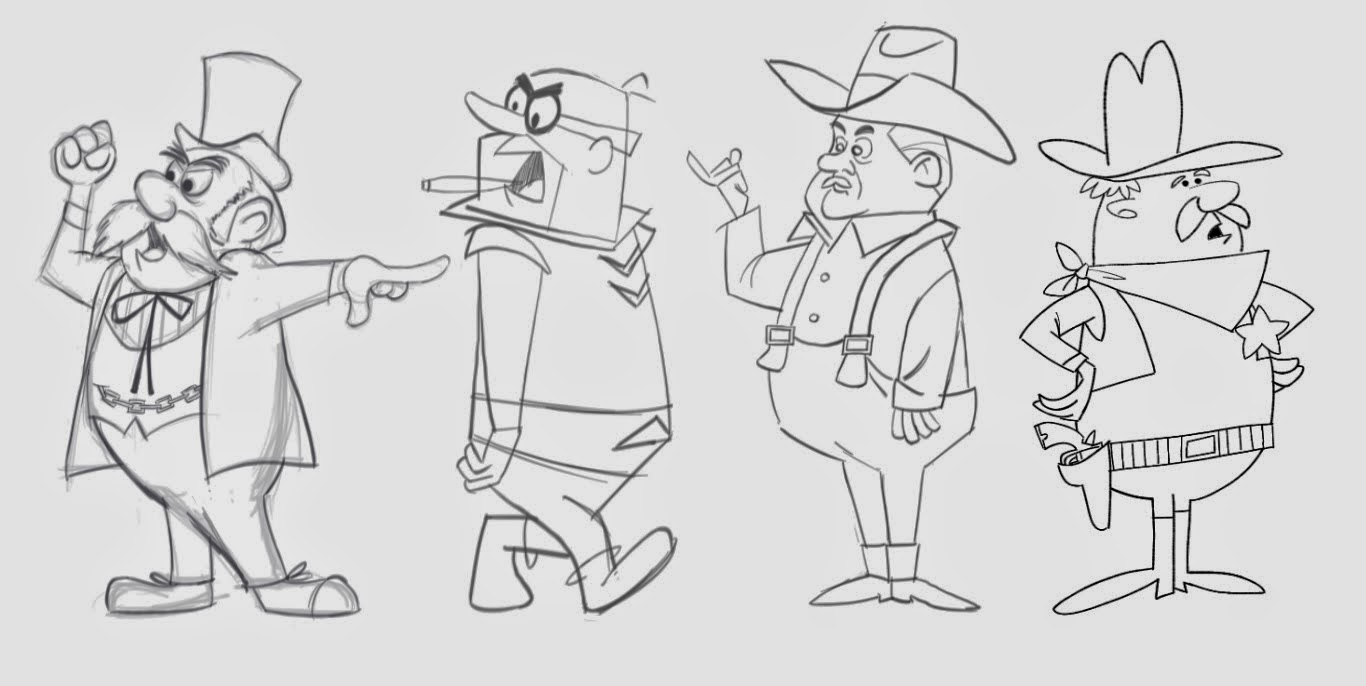 Cartoon Design Ideas: Another way of presenting a few characters