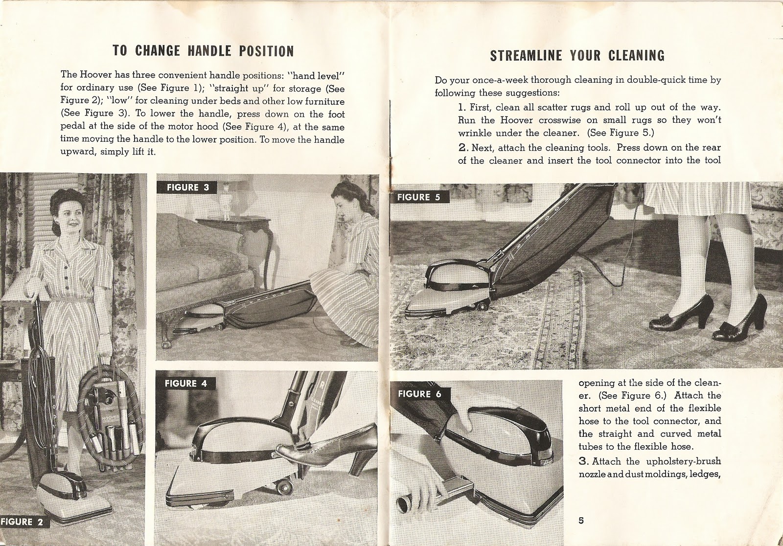 Eventually vintage: Hoover model 27 instruction booklet
