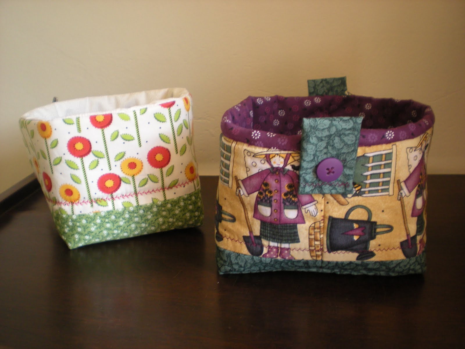 MIMO Patchwork: Cestas de Tecido