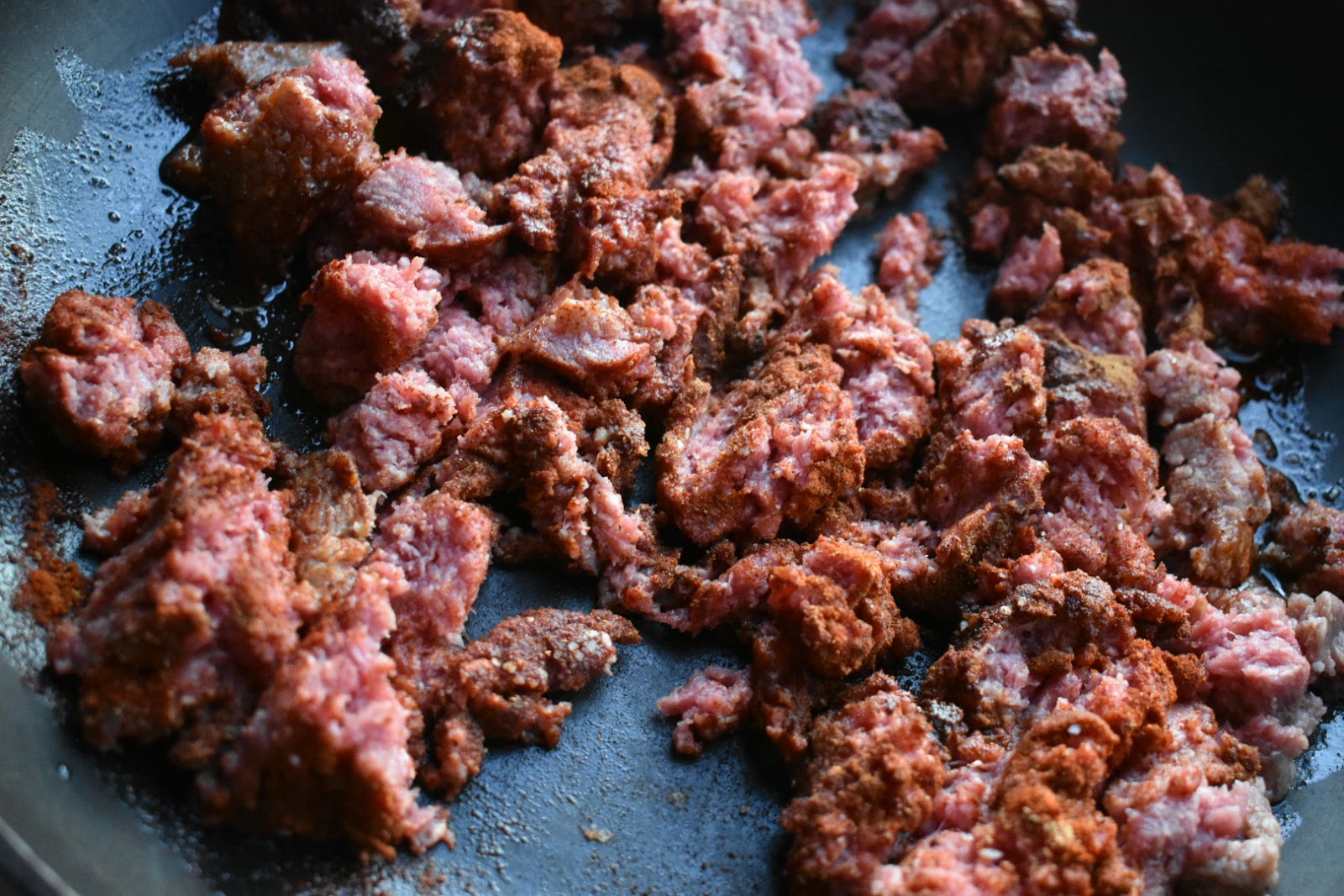 Ground Bison Tacos with Red Cabbage Slaw and Creamy Salsa | Chef Jen