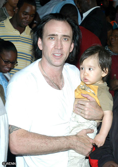 Hollywood All Stars: Nicolas Cage Family Pics
