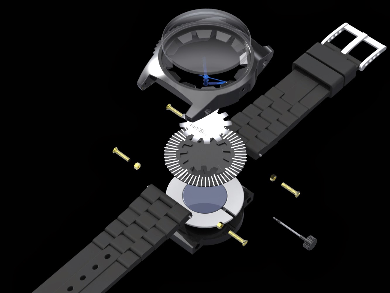 Darren McKeage: "Clutch" Watch Prototype