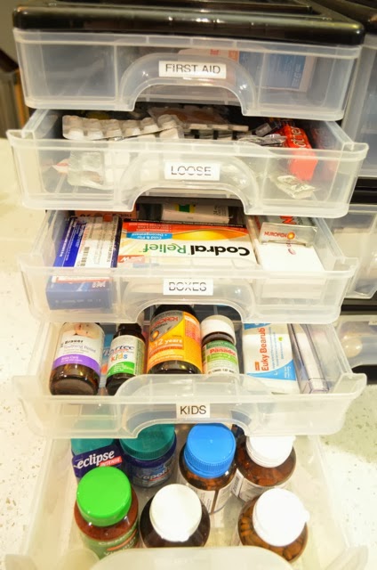 Conquering medicine clutter - A House Full of Sunshine