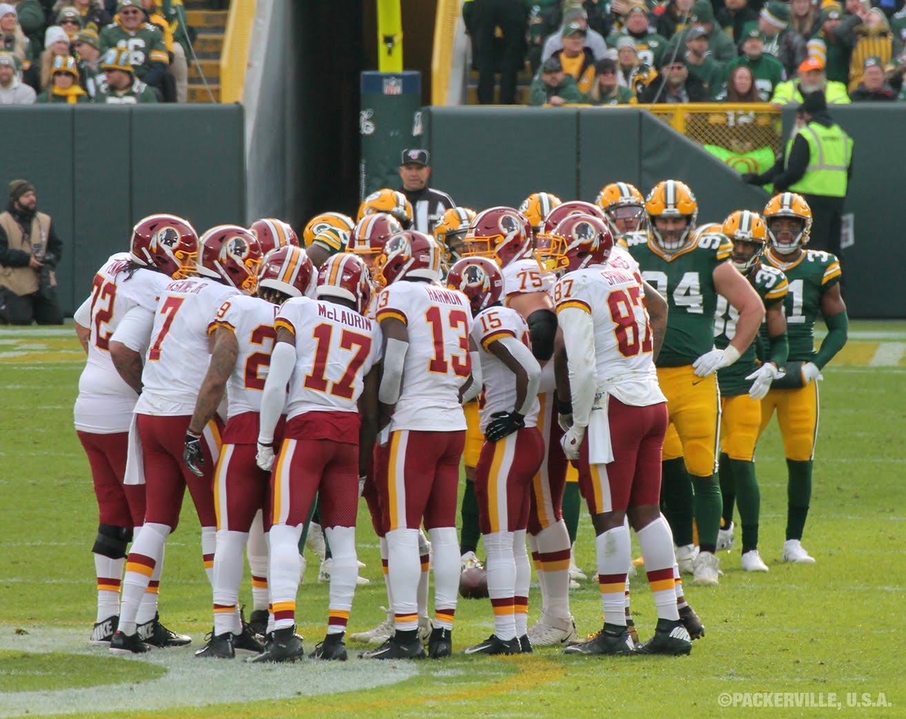 PACKERVILLE, U.S.A.: 2019 Game 13: Redskins at Packers — Part II