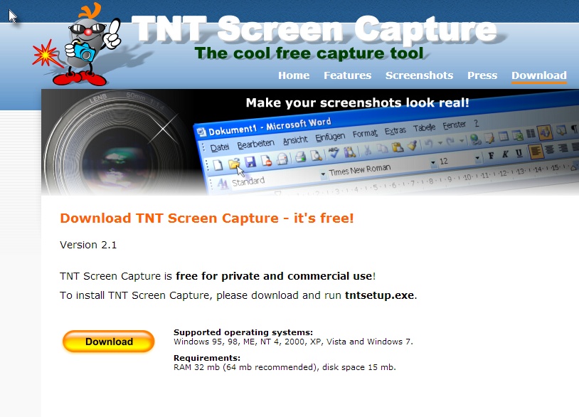 Tenguk-tenguk: TNT Screen Capture Tool I Free Download