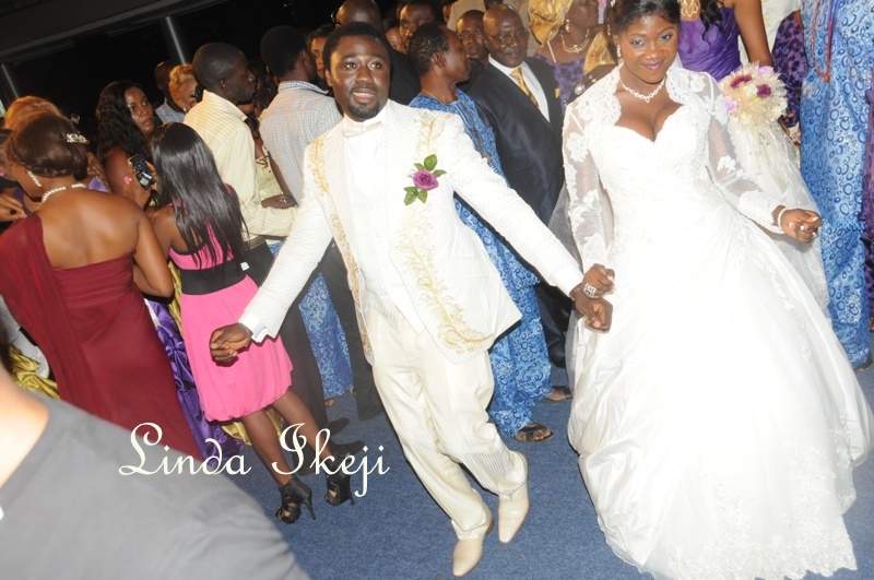 Photos From Mercy Johnson and Prince Odi's White wedding