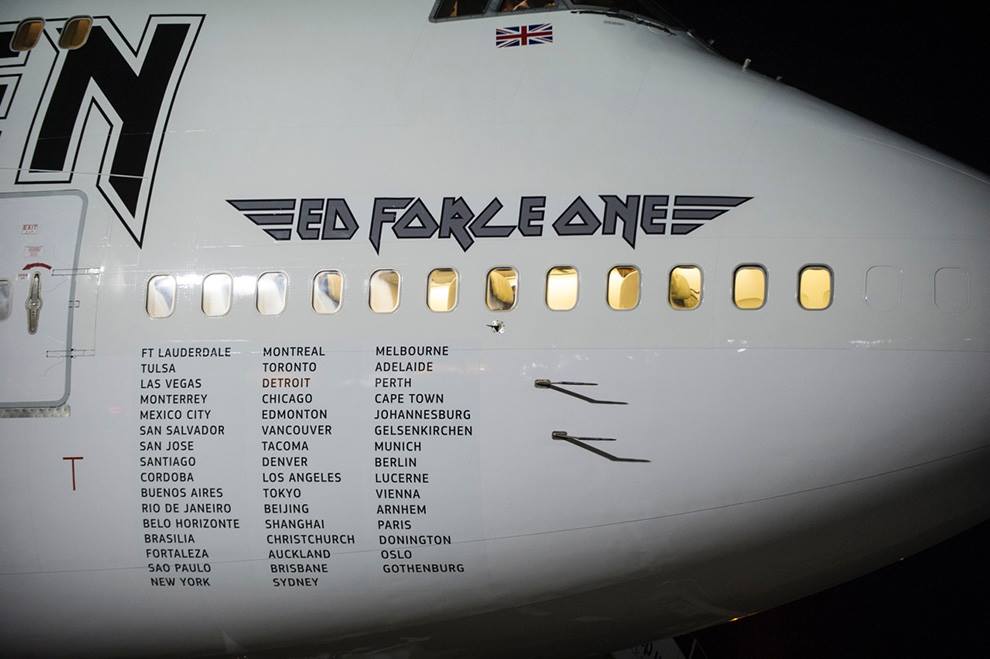 Ed Force One: veja fotos oficiais do novo avião do Iron Maiden