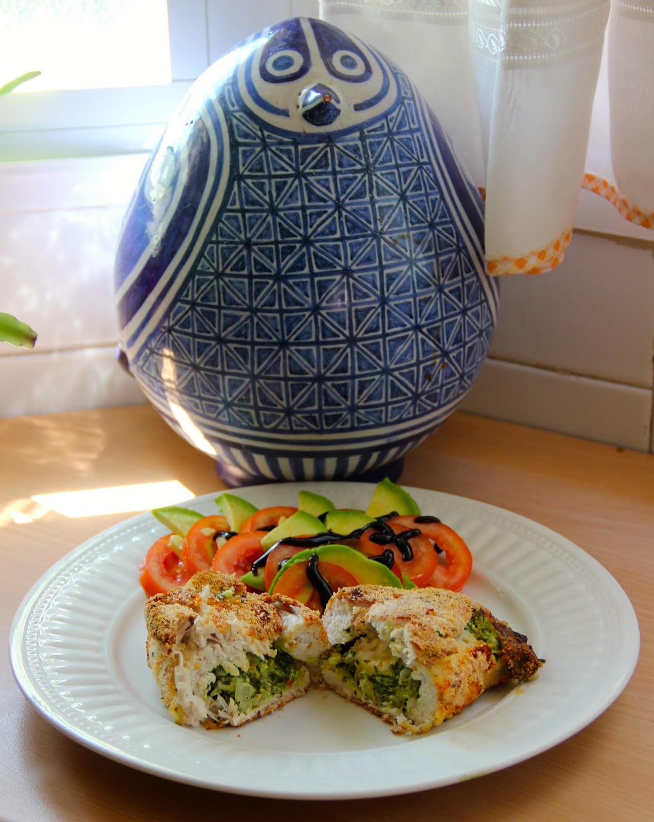 Cocinar es vivir y Bordar también: Pechugas rellenas de espinacas y ...