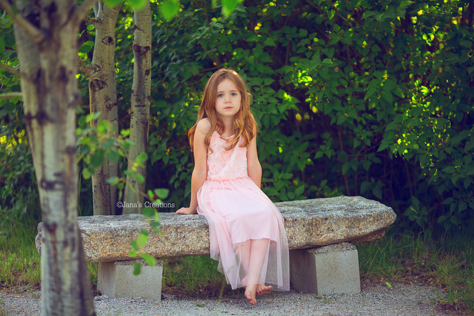 Jana's Creations: The most beautiful 7 yr old I know......