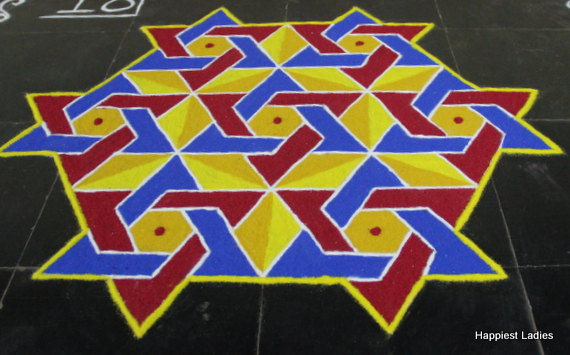 Try These Beautiful Multi-coloured Rangoli Designs of the Season ...