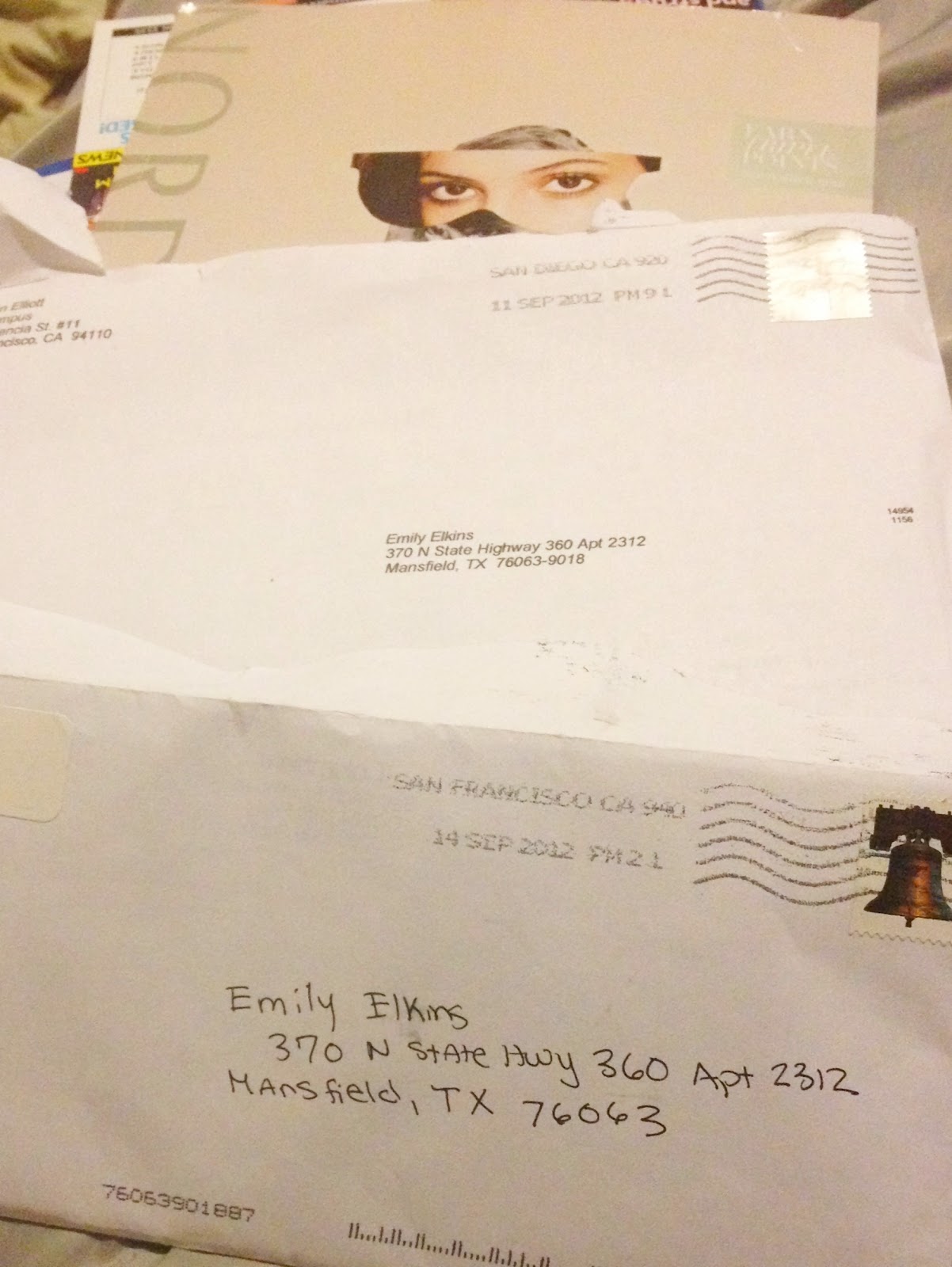 A Blog of One's Own: Letters in the Mail
