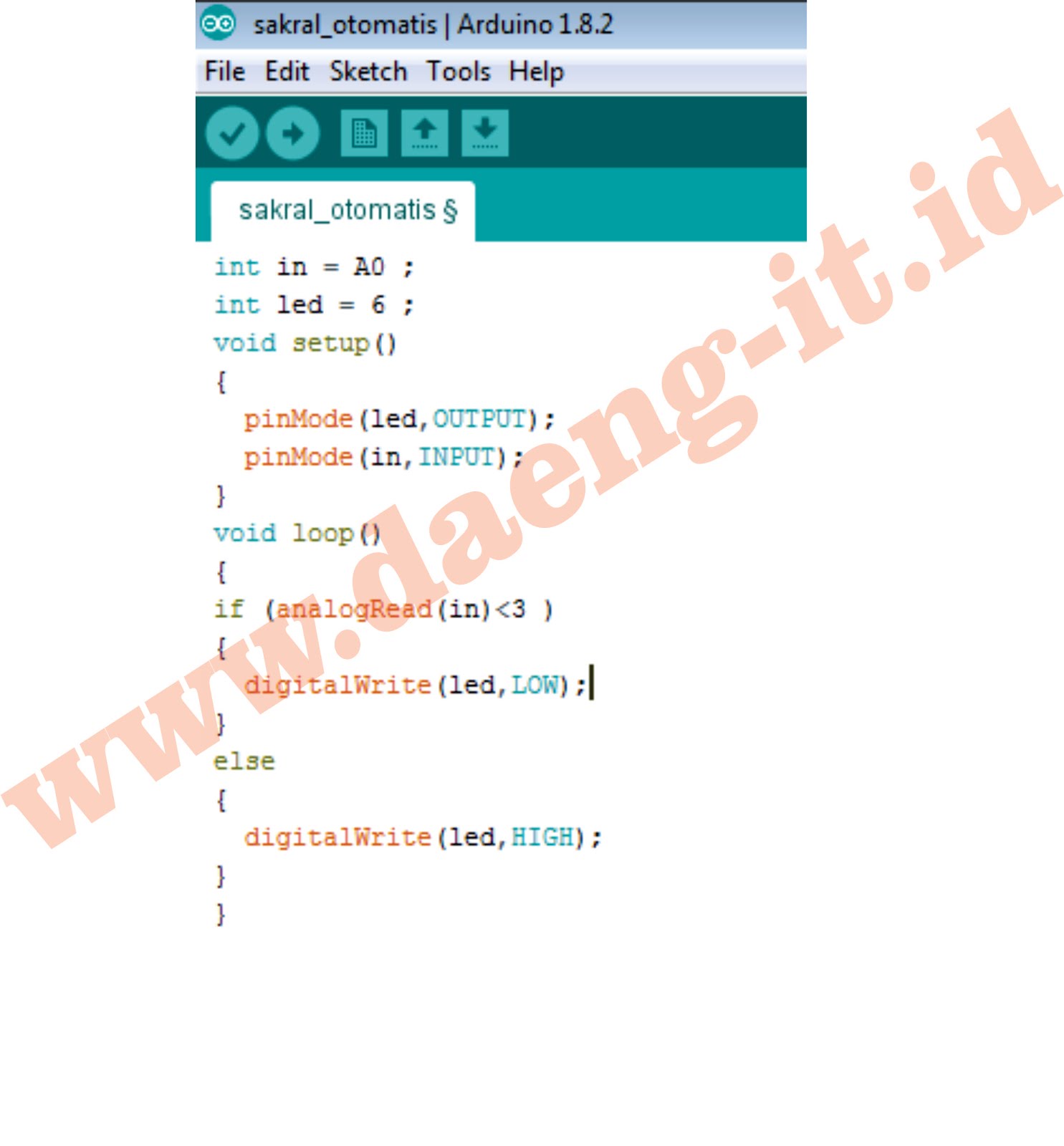 ARDUINO PROJECT - Saklar Otomatis Menggunakan Arduino - Daeng IT