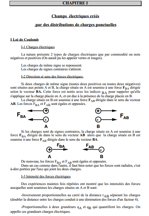 Cours éléctricité 1 s2 complet smp | SMC
