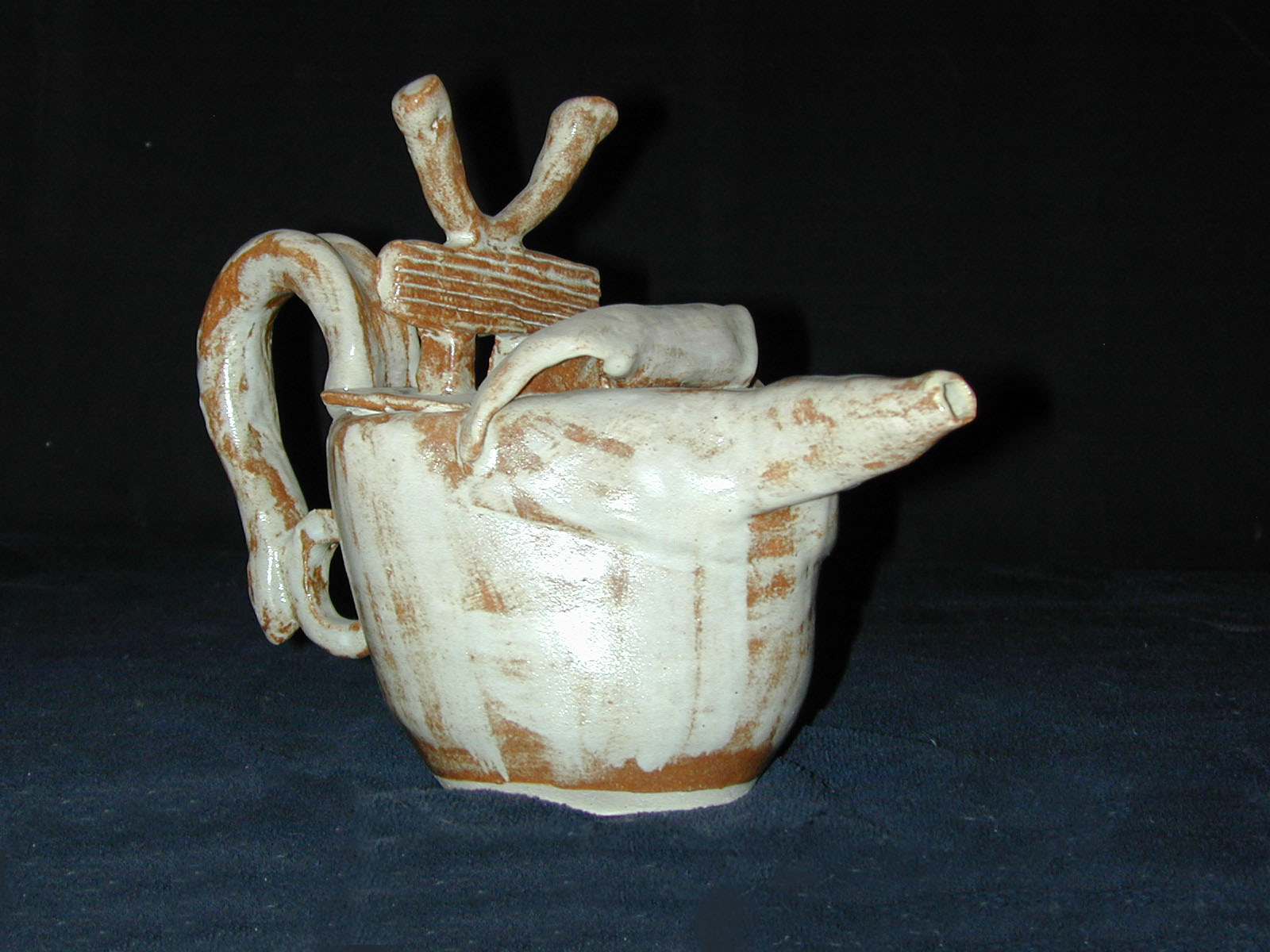 Clay Gallimaufry: Greek Teapot