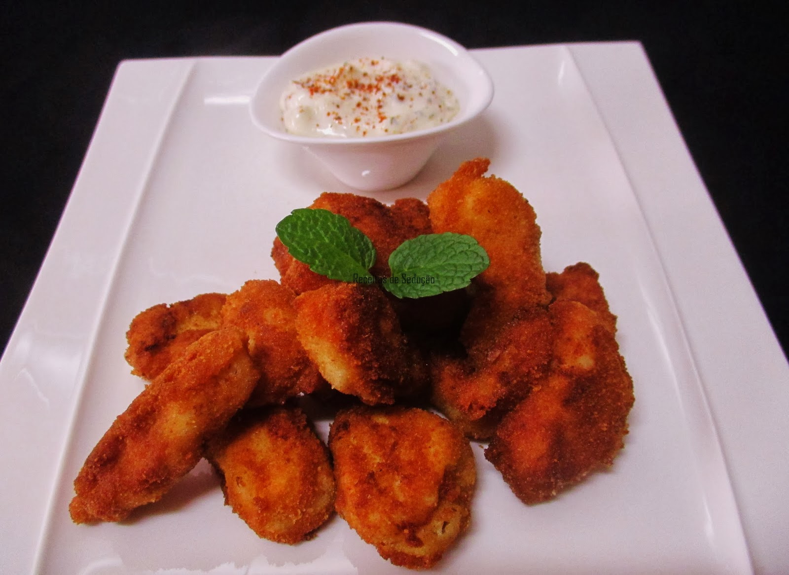 Receitas de Sedução: Nuggets de Frango no Forno com Dip de Especiarias ...