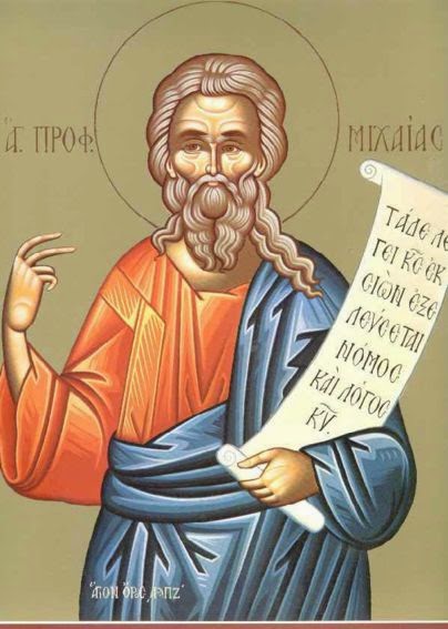 ORTHODOX CHRISTIANITY THEN AND NOW: Holy Prophet Micah as a Model for ...