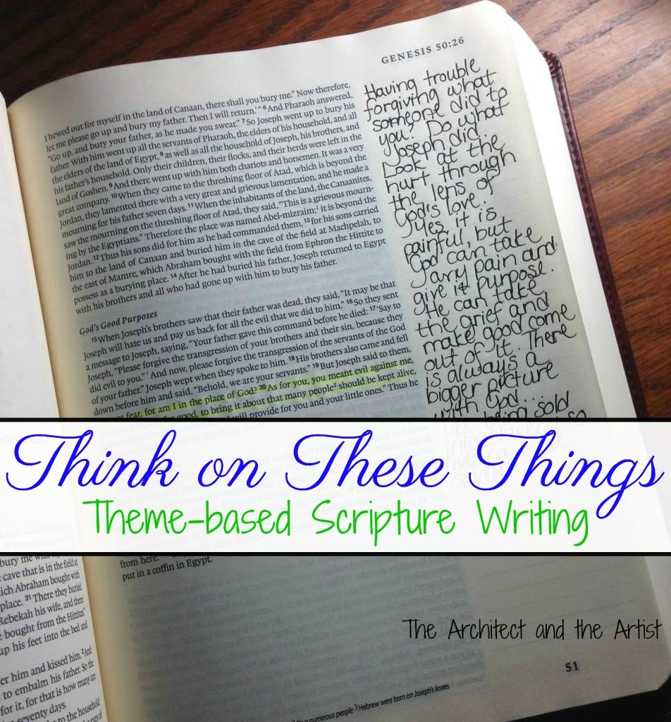 Think On These Things | The Architect and The Artist