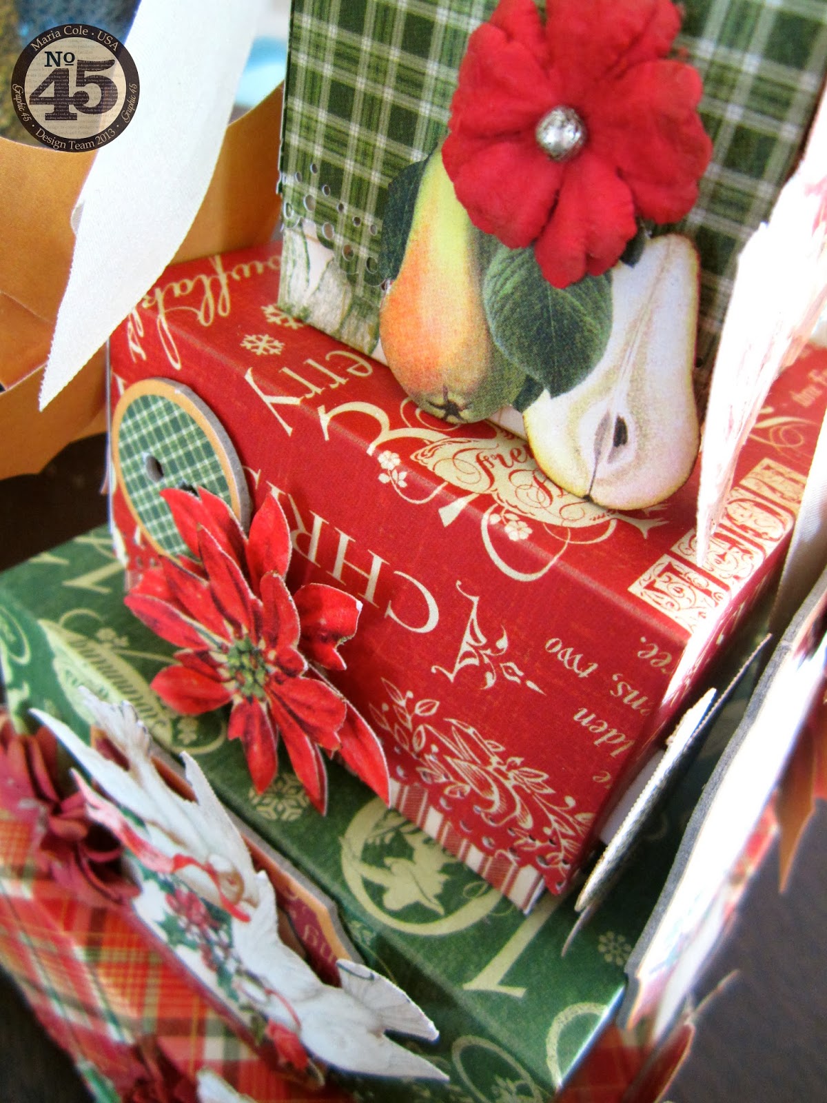 Paperiah: 12 Days of Christmas Stacking Boxes Tutorial