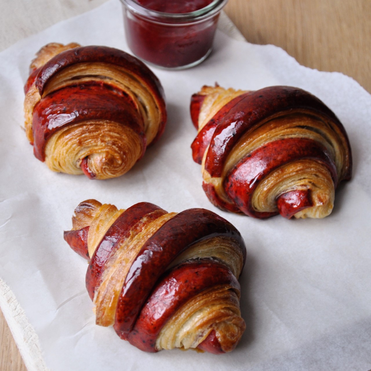 Frenchymilie: Croissants bicolores.