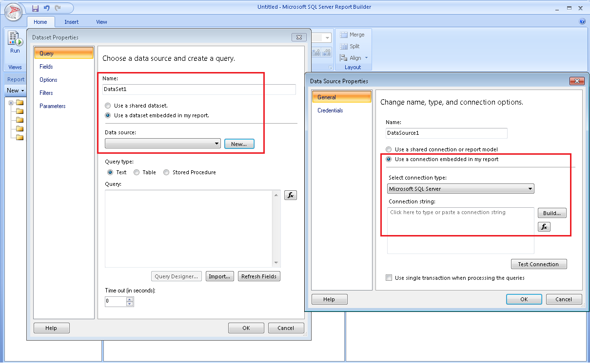 Create SSRS Report in SQL Server