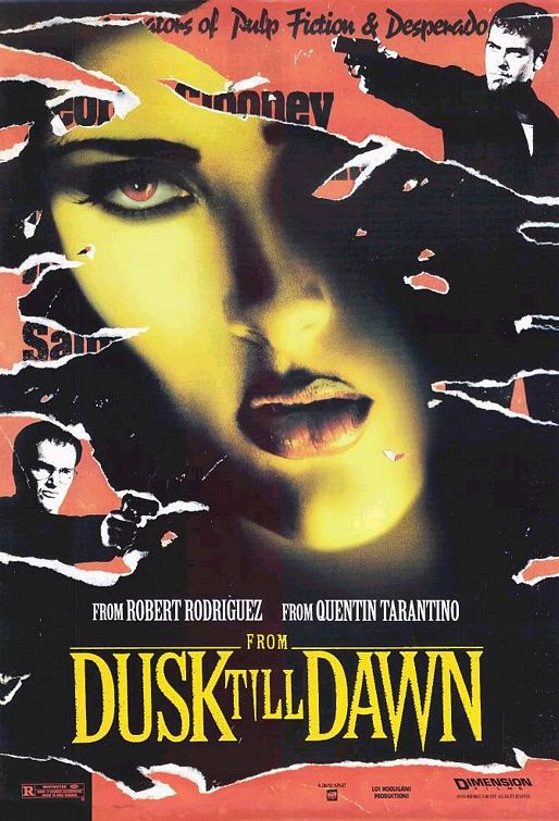 The Geeky Nerfherder: Movie Poster Art: From Dusk Till Dawn (1996)