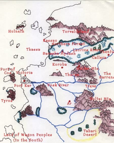 Rondvik Village Trading Post and Training Center: Maps of Gor