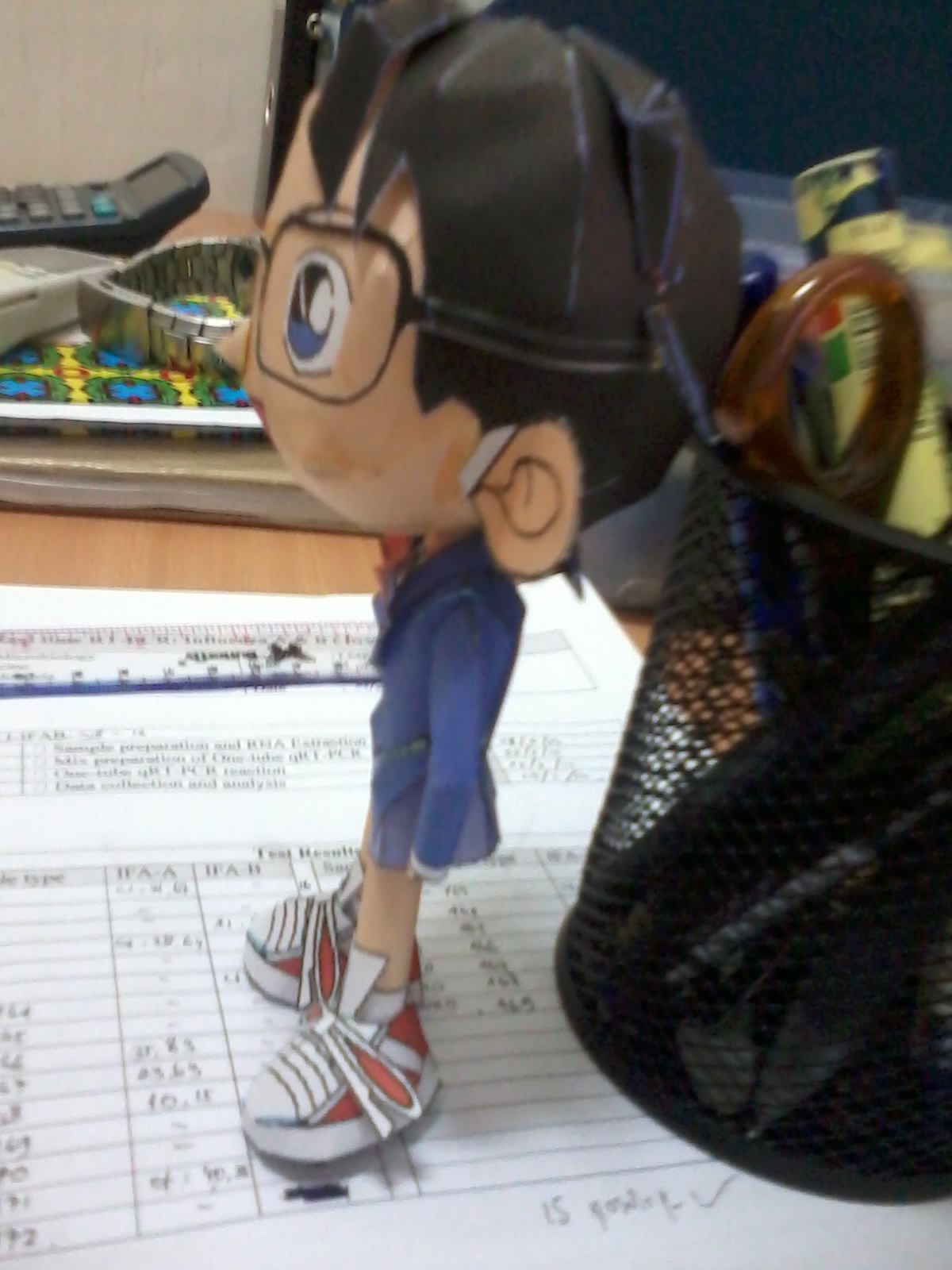 Project Projects: Conan Edogawa - Papercraft