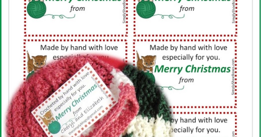 Simply Shoeboxes: Hand Made with Love Tags Printables for OCC Fillers