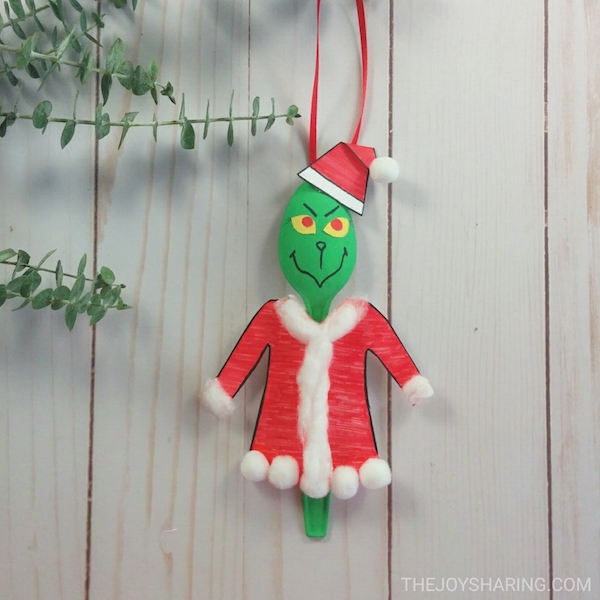 Spoon Grinch Christmas Ornament - The Joy of Sharing