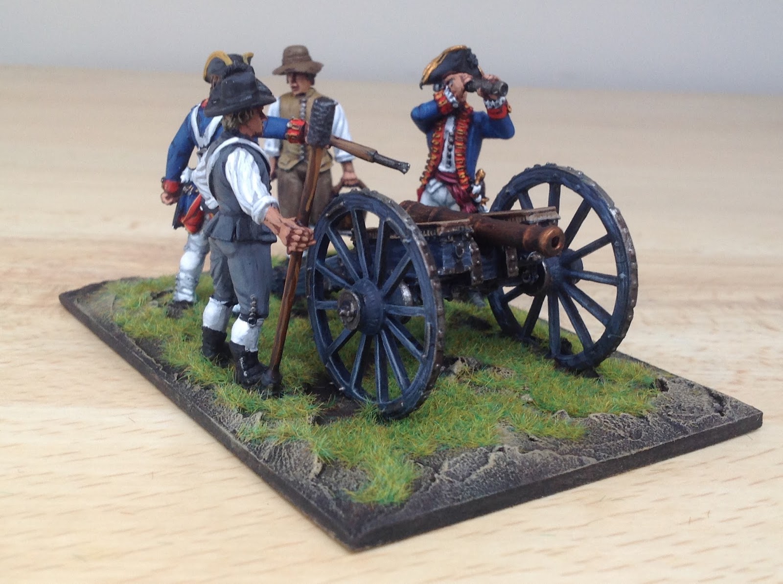 15mm paint shack: AWI 40mm Front Rank Continental infantry and artillery