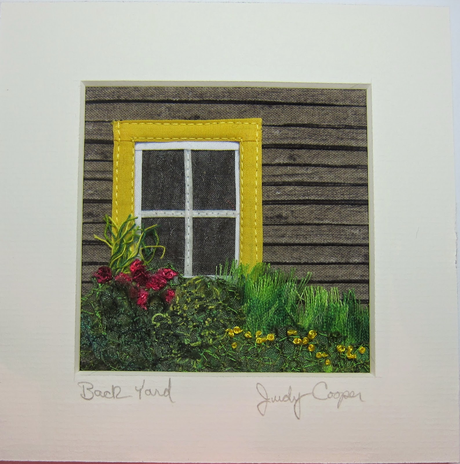 Judy Cooper Textile Artist: Framed!