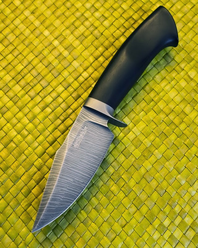 Guinea Hog Forge: Zebra-Pattern Damascus Zulu