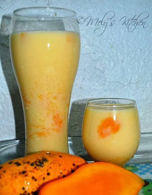 Mely's Kitchen BETA: Fresh Mango Drink
