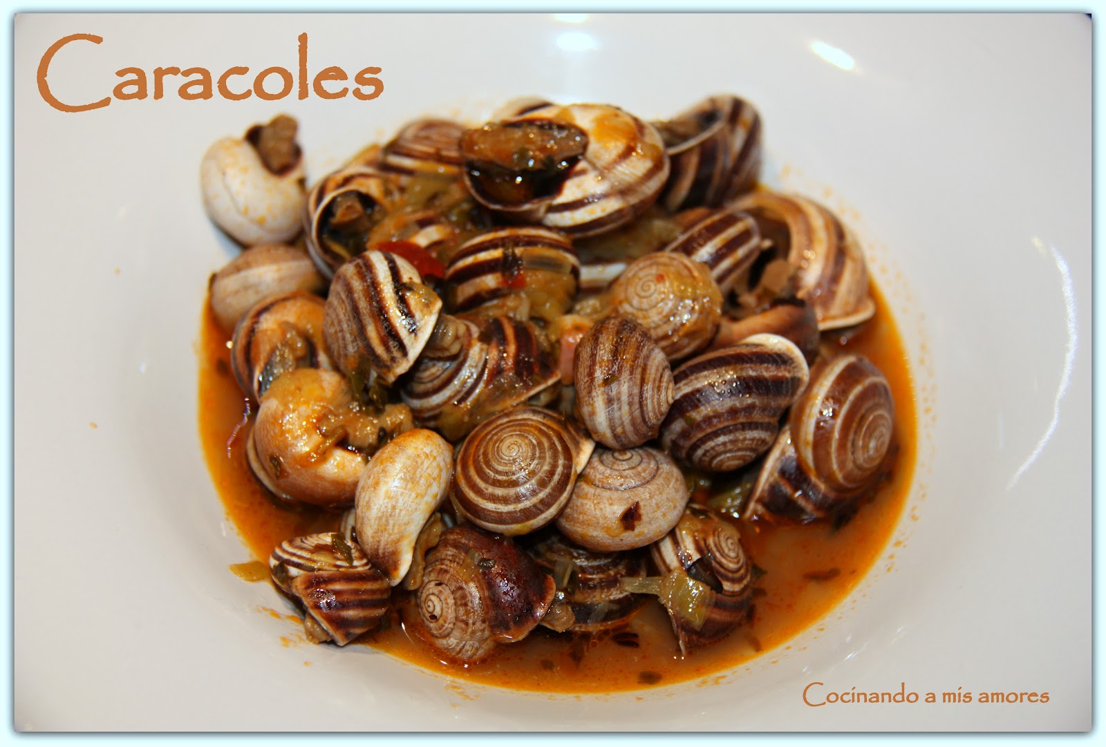 Cocinando a mis amores: Caracoles