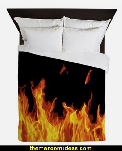 Decorating theme bedrooms - Maries Manor: flames bedding - flames wall ...