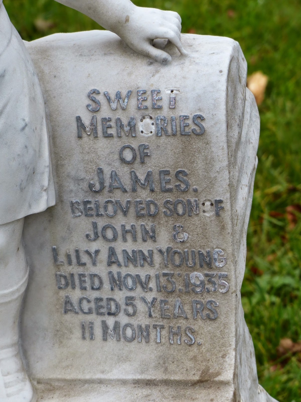 The Graveyard Detective: A Young Boy's Grave